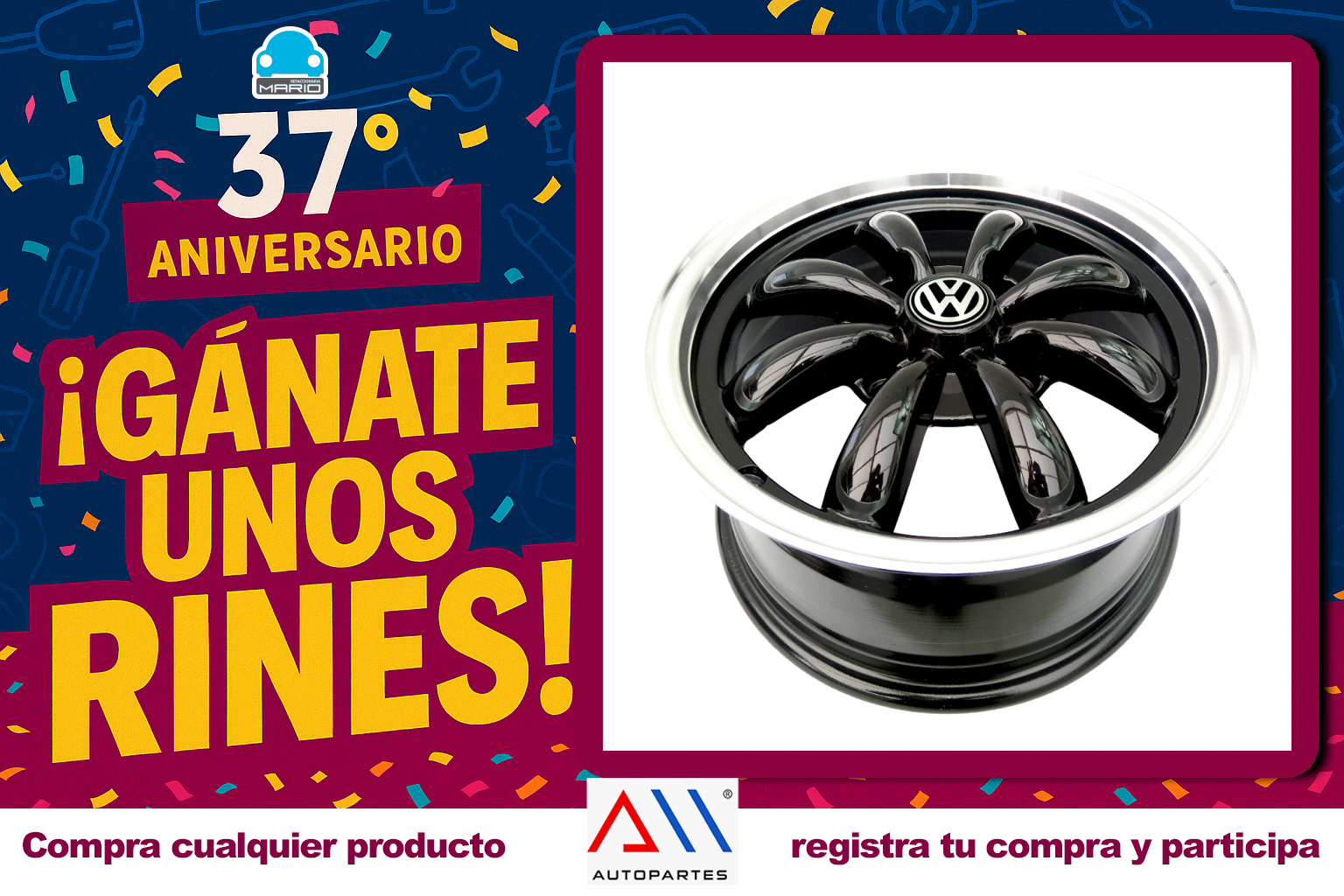 Aniversario Refaccionaria Mario - Refaccionaria Mario