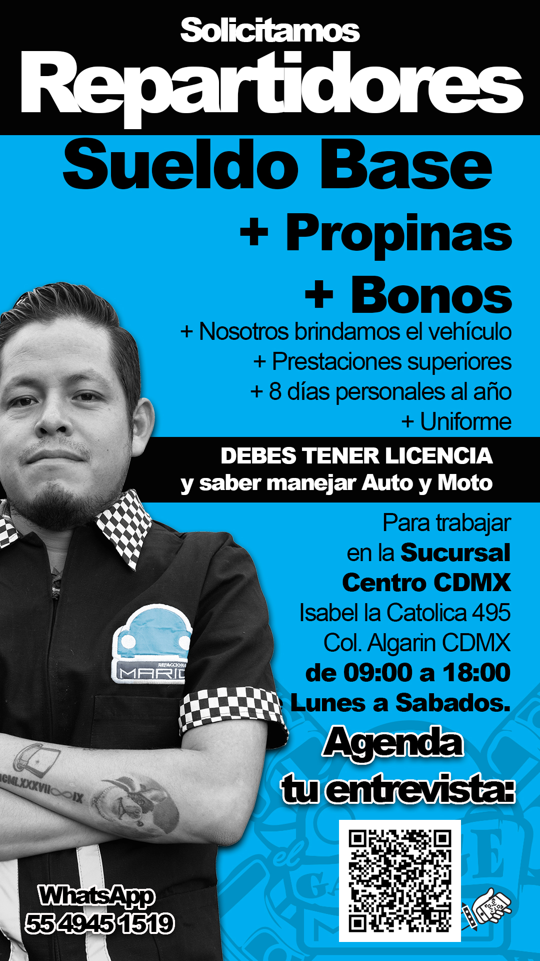 Trabaja con nosotros - Refaccionaria Mario